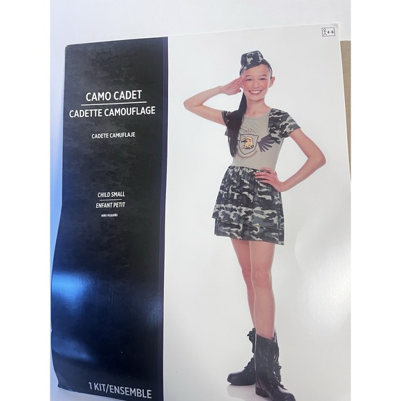 Costumes | New Girls Camo Army Cadet Camouflage Halloween Costume Hat ...